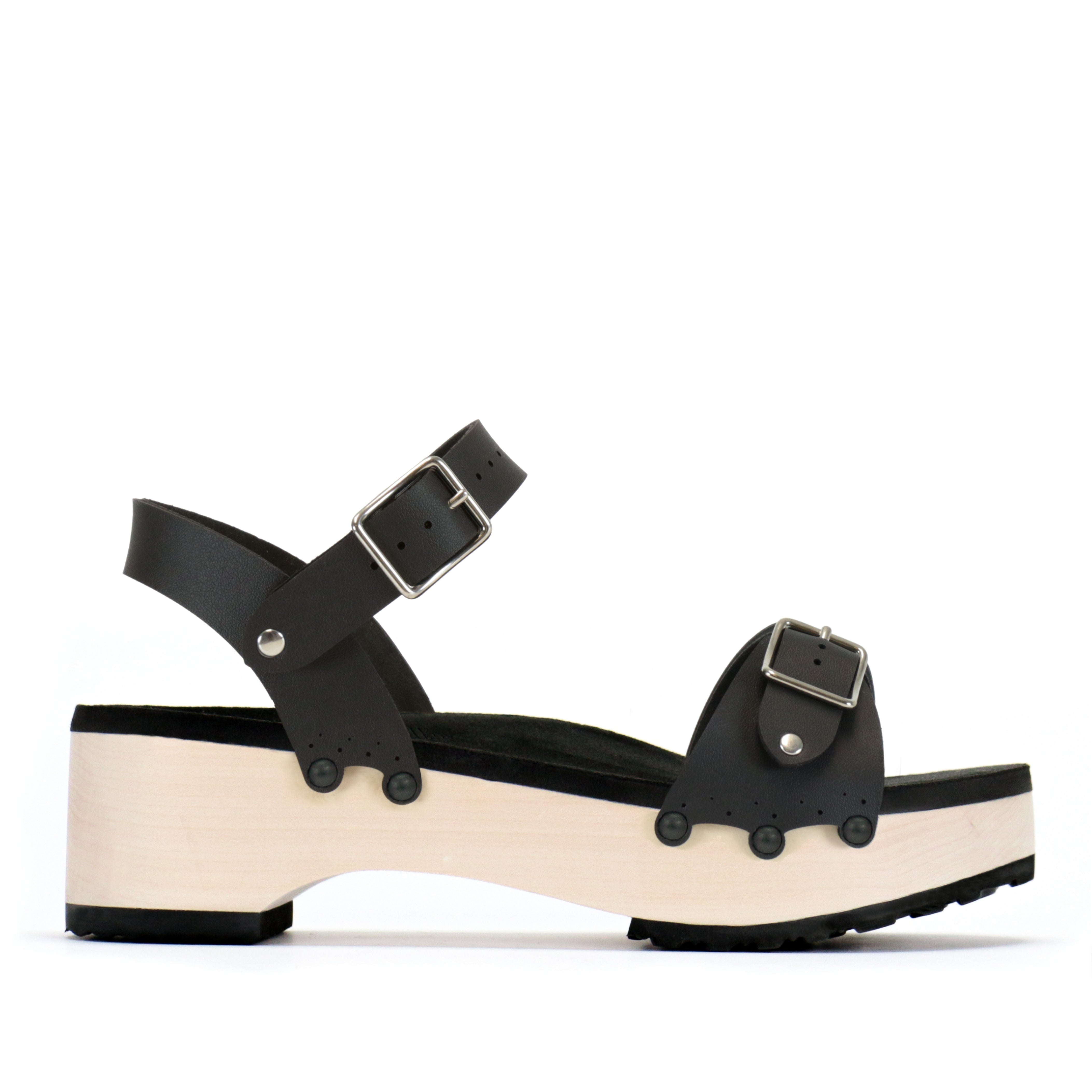 Flatform Buckle Toe Ankle - Vegan Sandals - Made in USA – Mohop