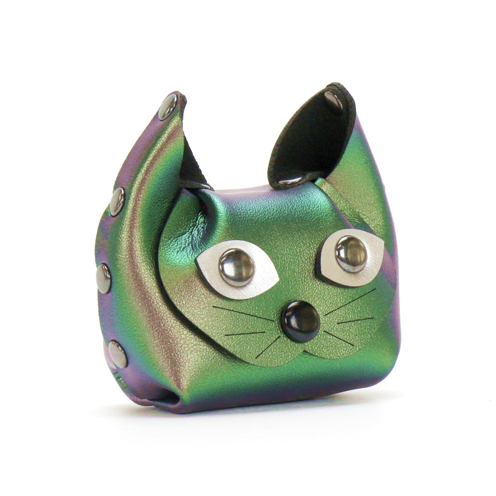 Cat Coin Purse - Cat Ear Bud Case - Vegan - Made in USA – Mohop